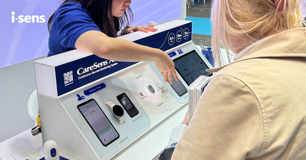 아이센스, ‘ATTD 2025’ 서 글로벌 시장 공략…업그레이드 제품 홍보 영상 공개 - i-SENS